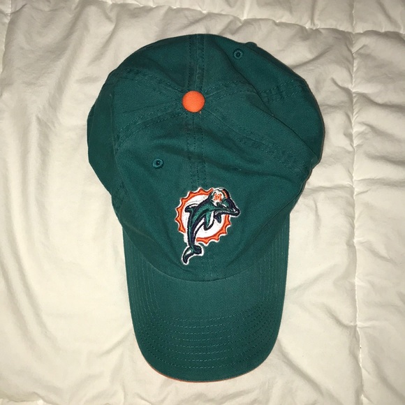 Accessories | Vintage Miami Dolphins Football Baseball Cap | Poshmark